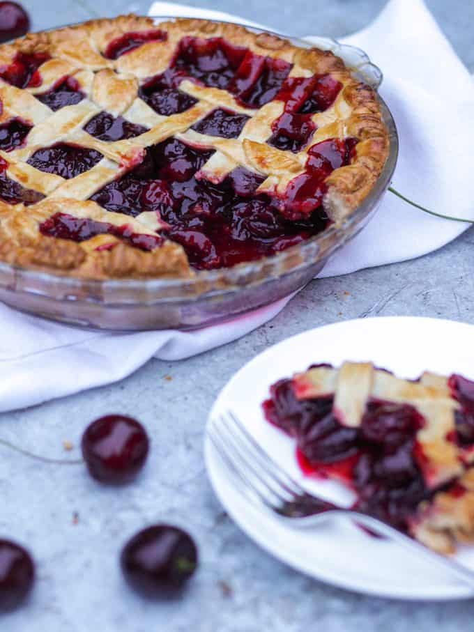 Cherry Pie Recipe - The Easiest & BEST Cherry Pie!