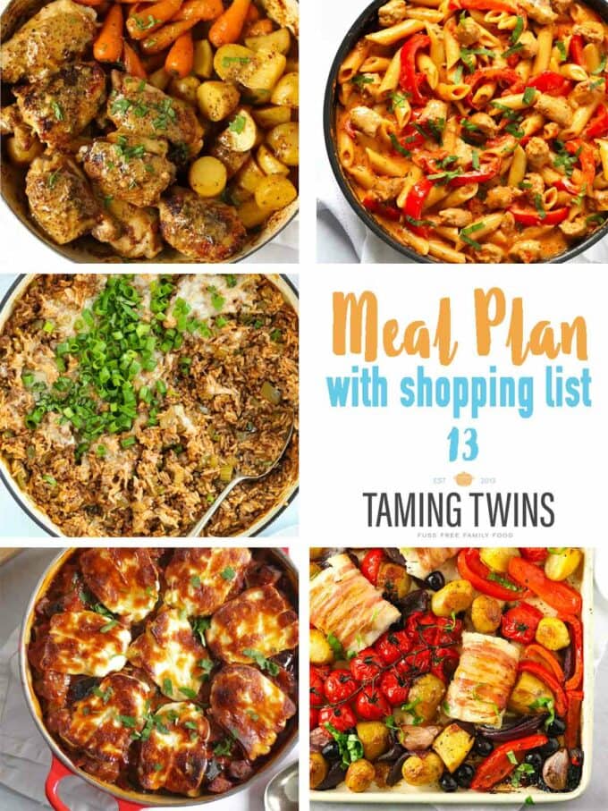 Meal Plan 13 {One Pot Meals}