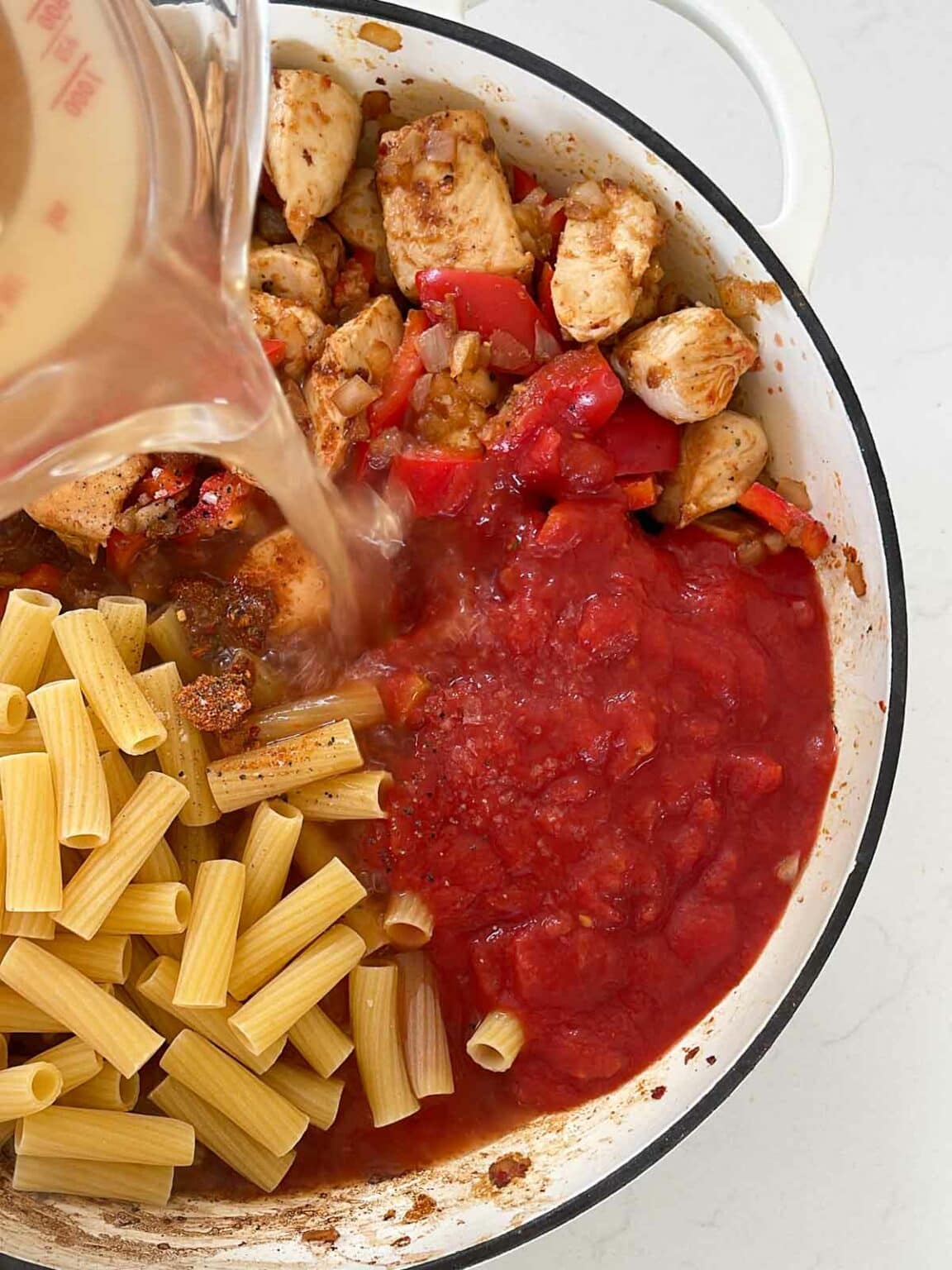 Peri Peri Chicken Pasta {One Pan}