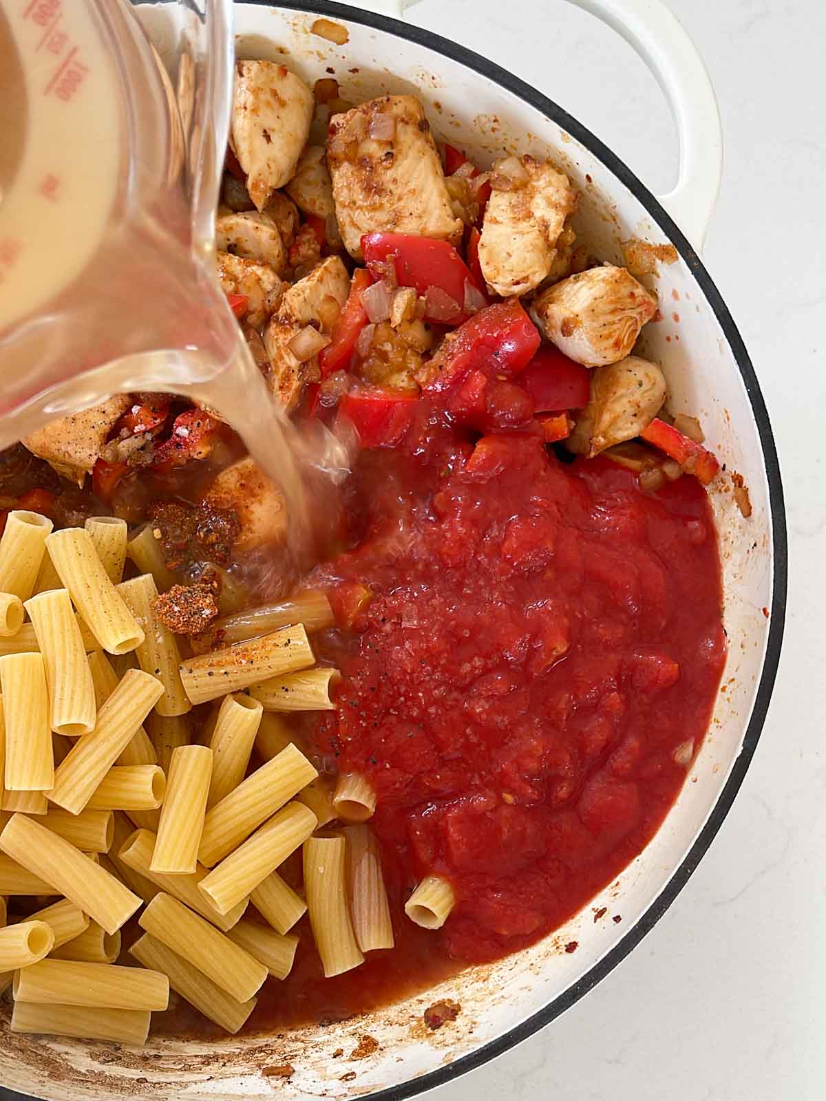 Peri Peri Chicken Pasta {One Pan}