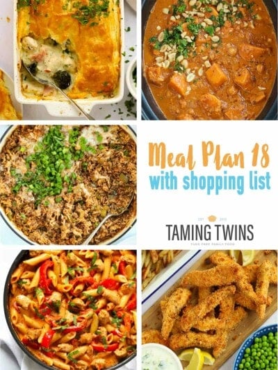 Meal Plan 18 {HANDS OFF MEALS}