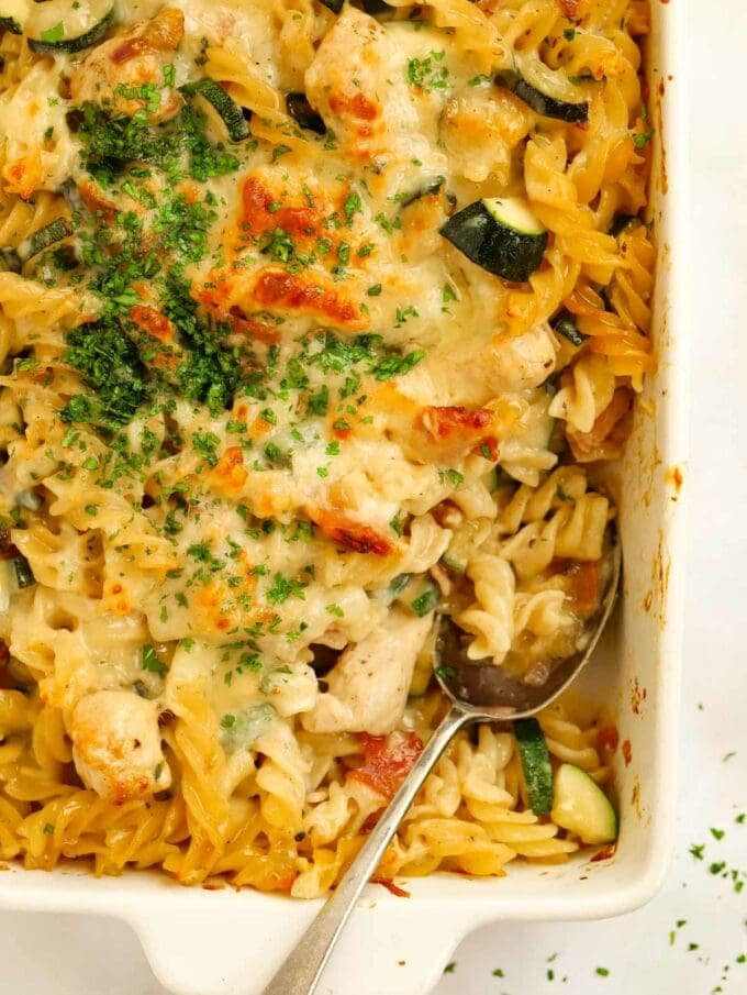 Chicken and Bacon Pasta Bake