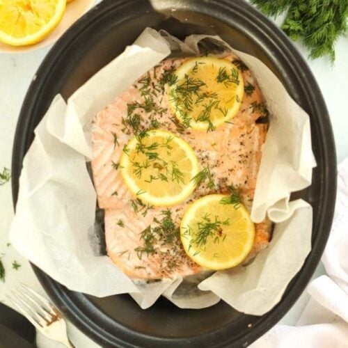 Simple Slow Cooker Salmon