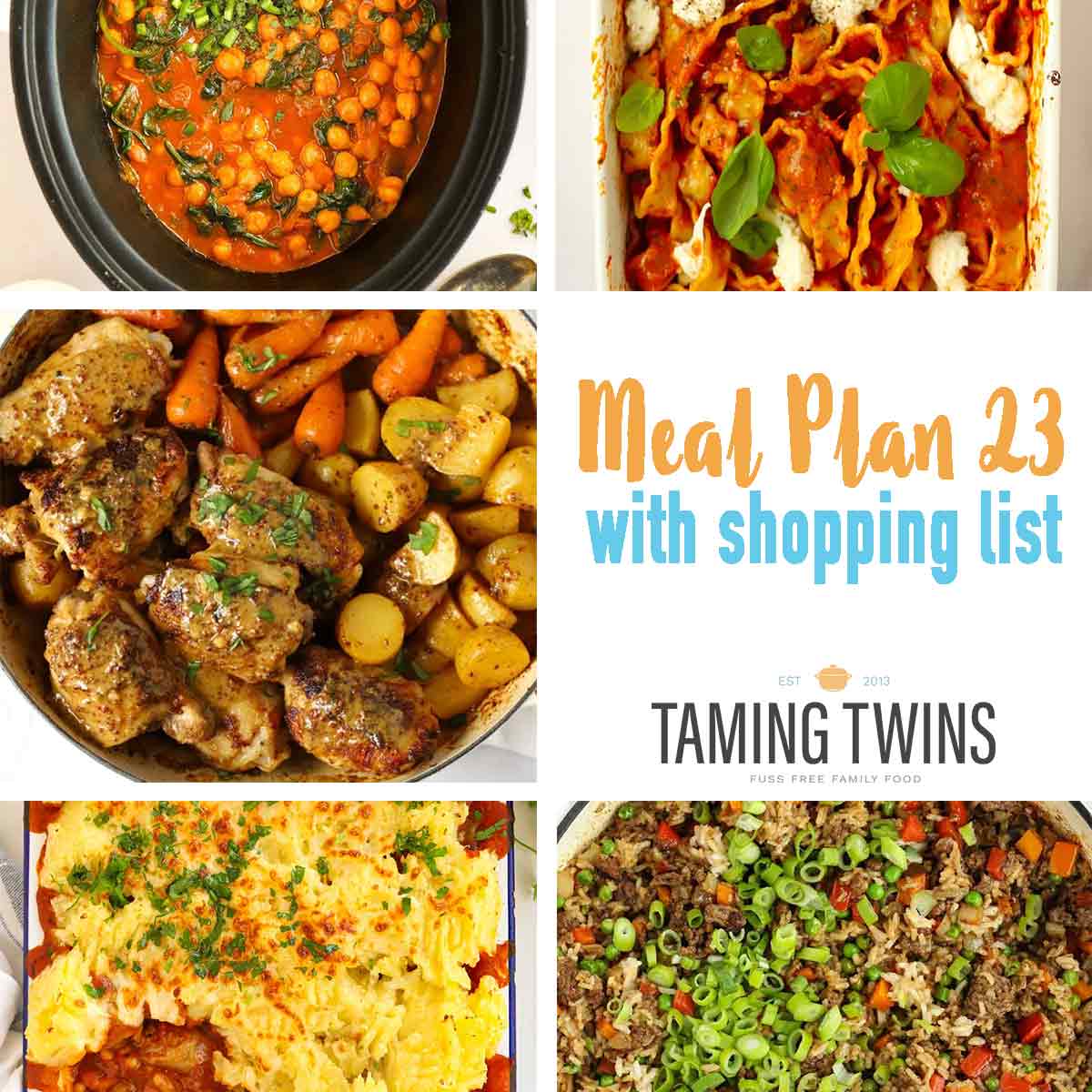 Meal Plan 23 {5 Dinners Under £30)
