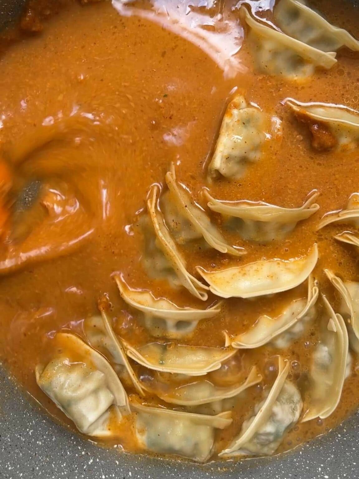 Gyoza Noodle Soup {15 Minute Meal}