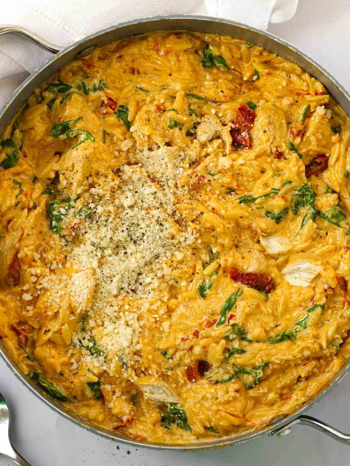 Marry Me Chicken Orzo One Pot Recipe