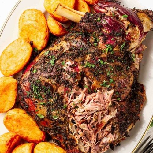 Slow Roasted Shoulder of Lamb