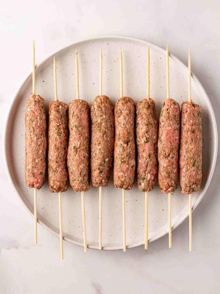 Lamb Koftas {with Tzatziki}