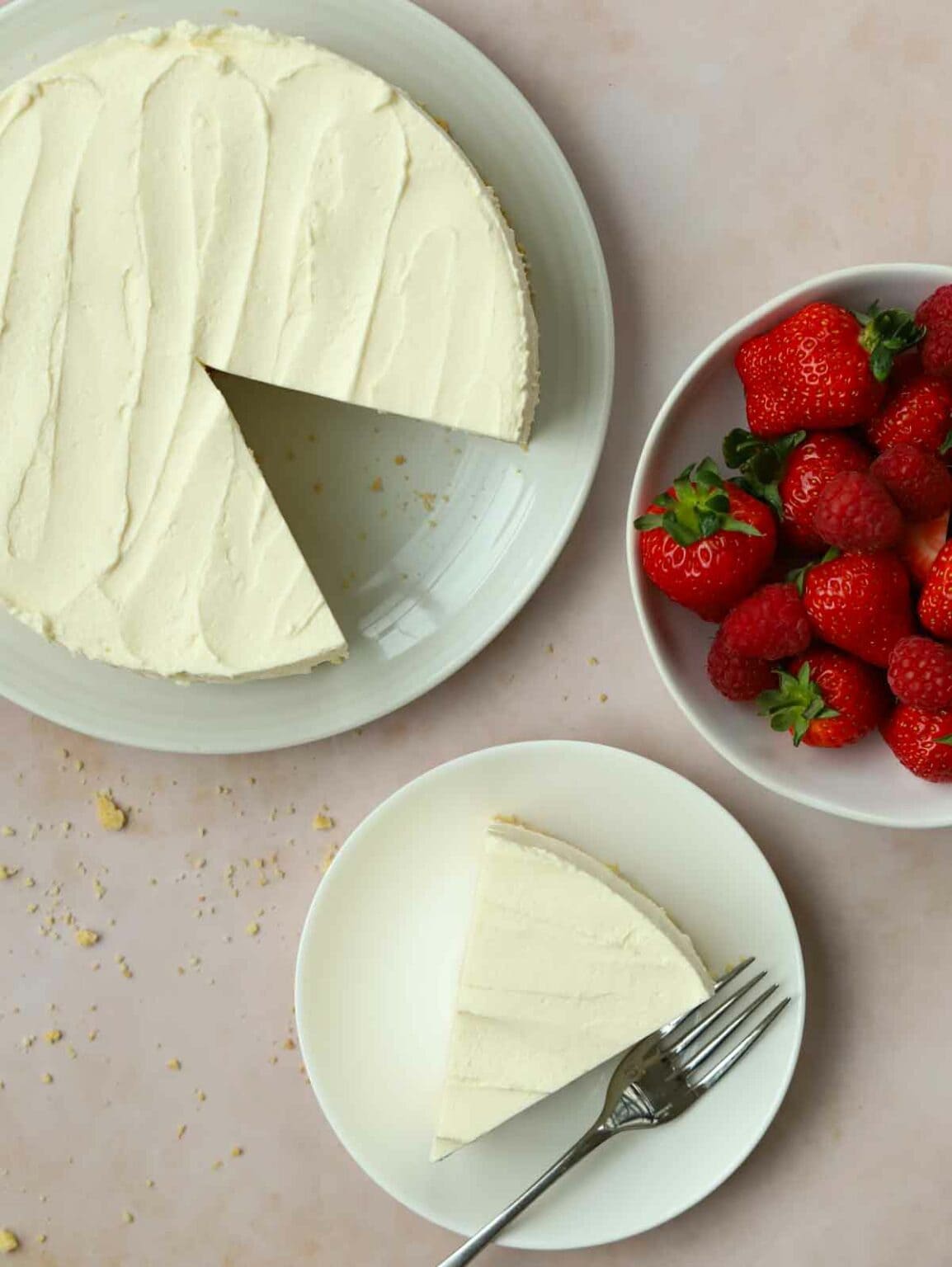 Vanilla Cheesecake {Easy No Bake Recipe}