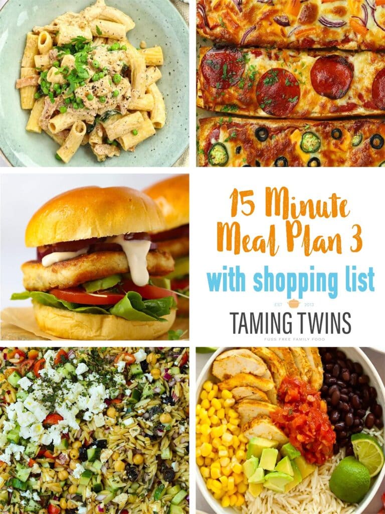 15 Minutes Meals {Week 3}