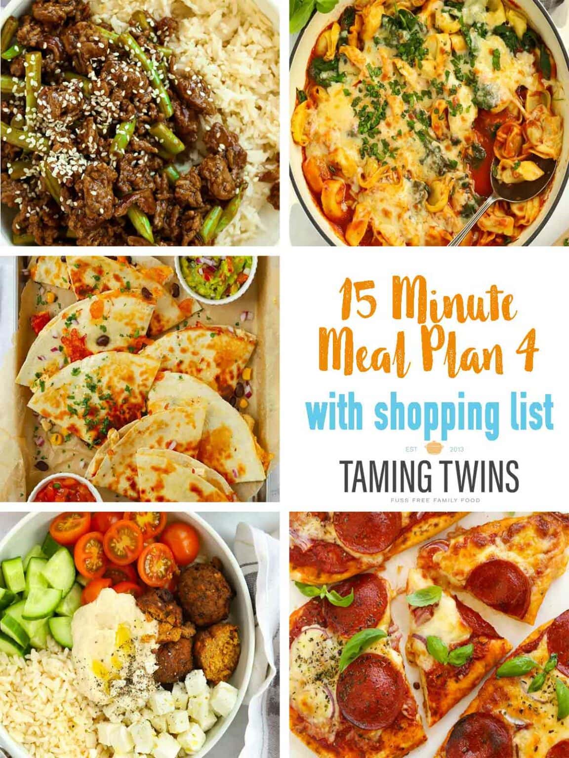 15 minute meals {Week 4}