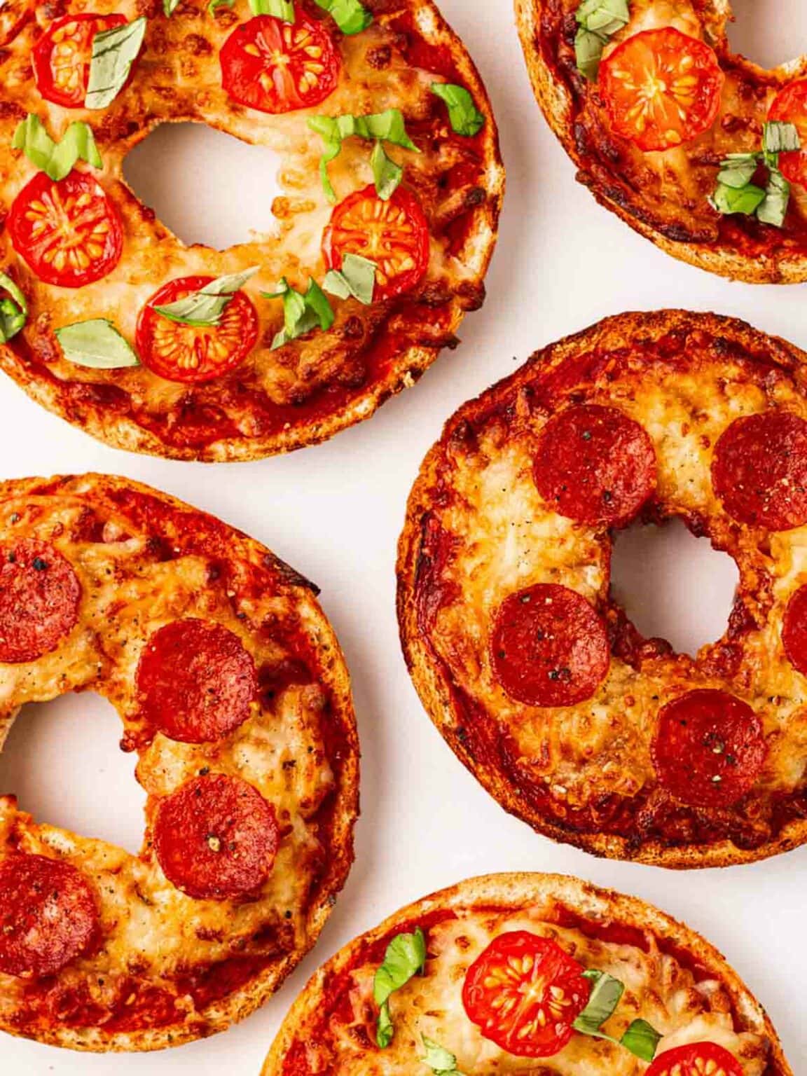 Pizza Bagels {Oven, Grill or Air Fryer}