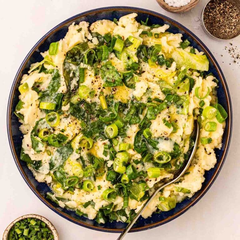 Colcannon Recipe {The PERFECT Irish Mashed Potatoes}