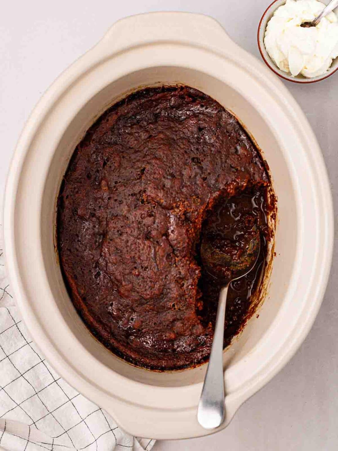 Slow Cooker Sticky Toffee Pudding