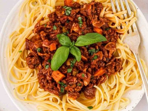 Quick spaghetti bolognese store