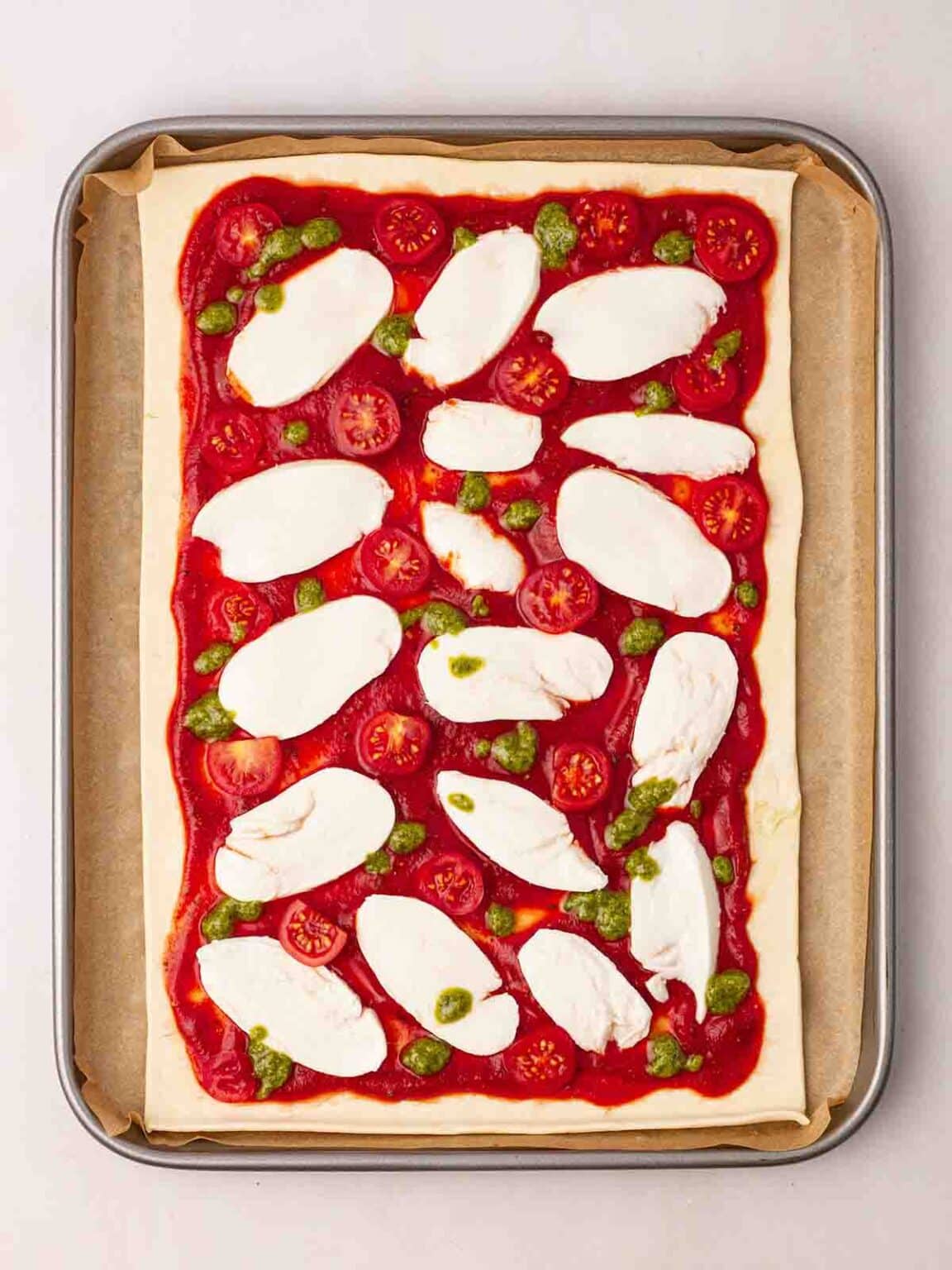 Puff Pastry Pizza {20 Minute Recipe}