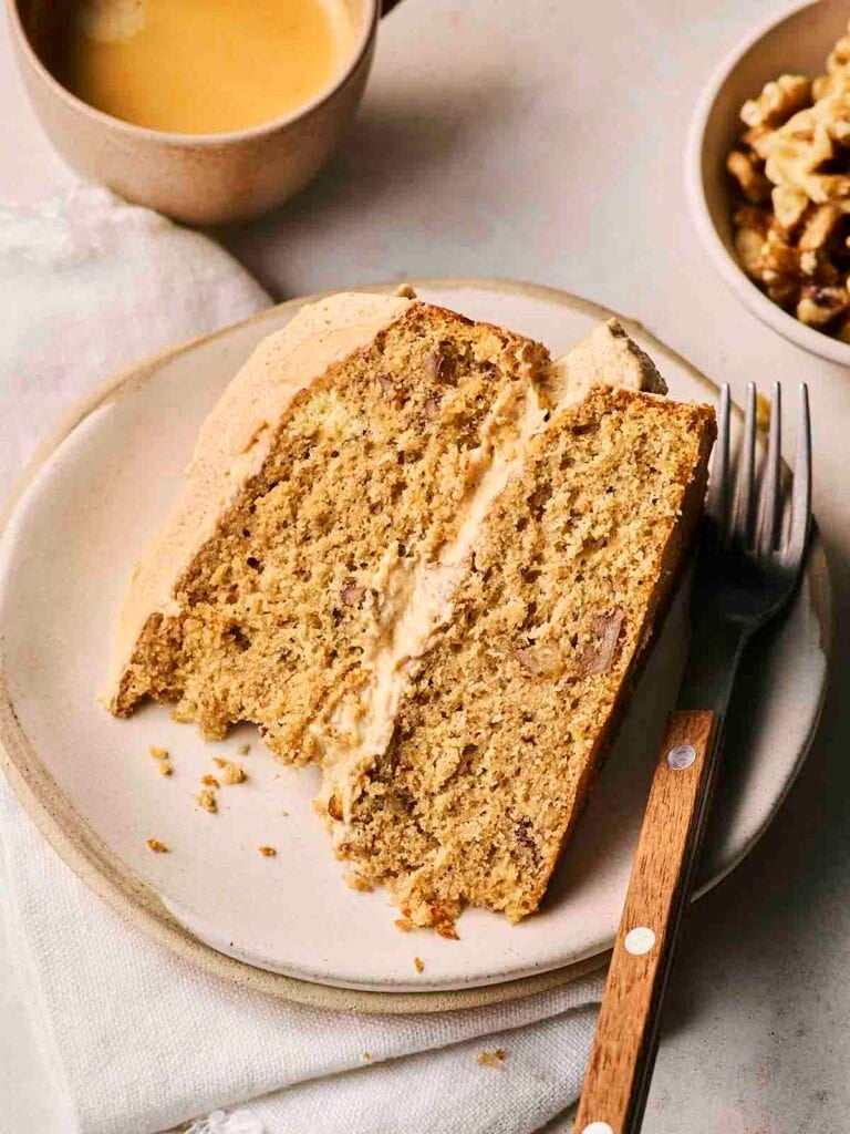 Coffee & Walnut Cake {Foolproof Recipe!}