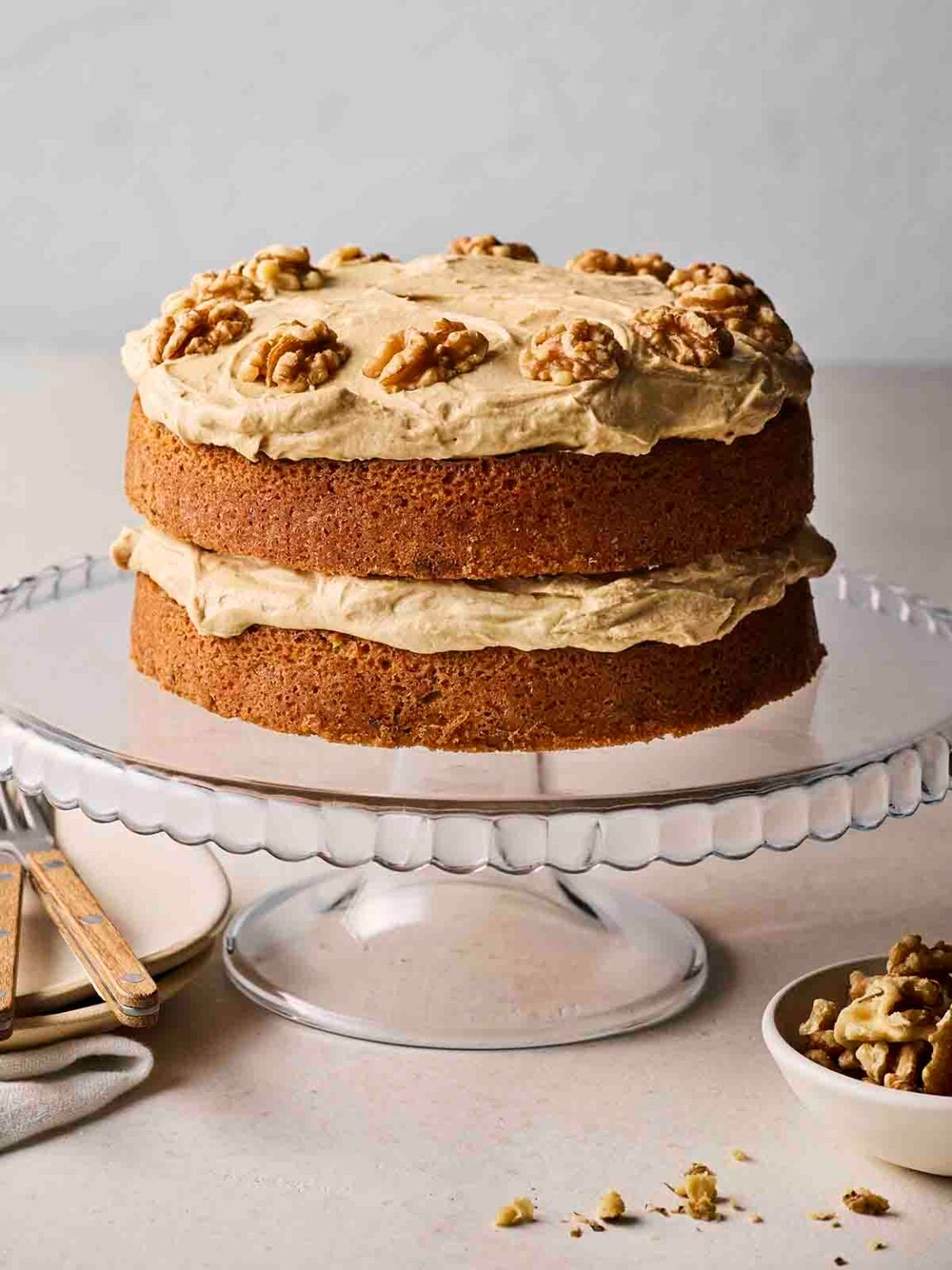 Coffee & Walnut Cake {Foolproof Recipe!}