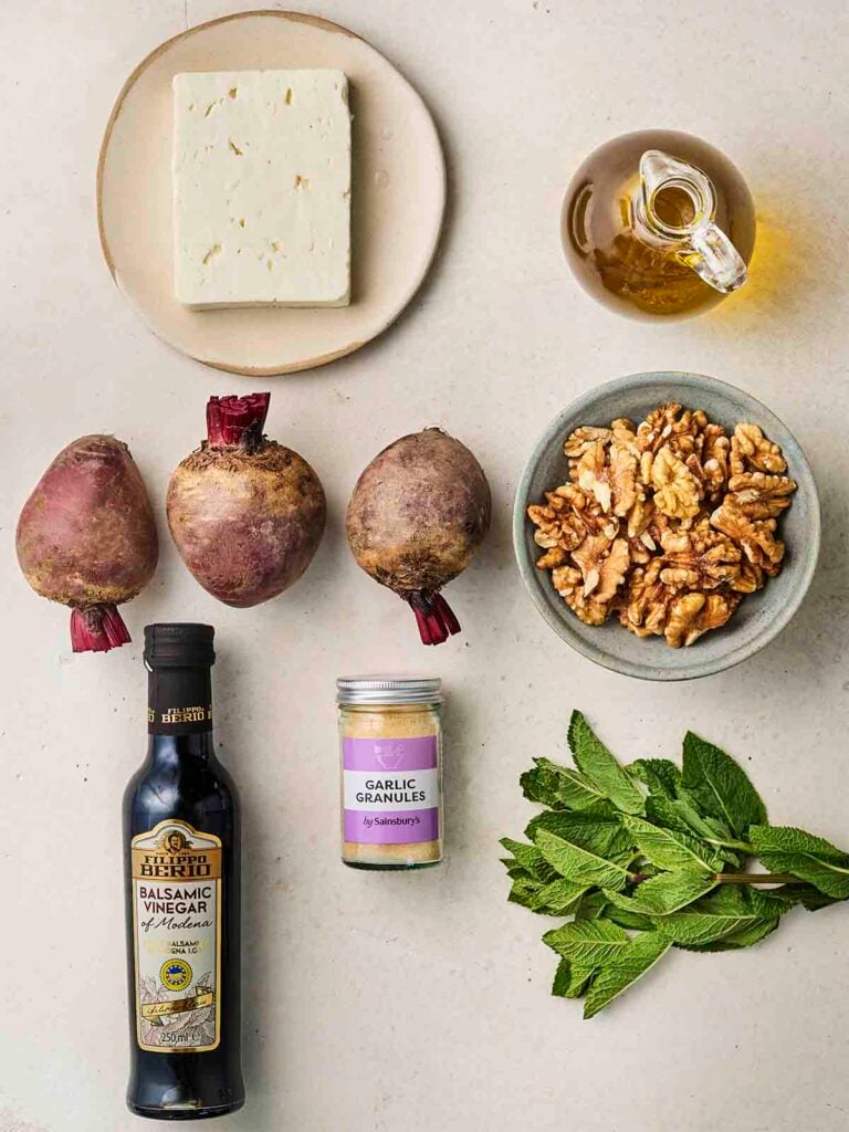 Beetroot Salad {with Feta & Walnuts}