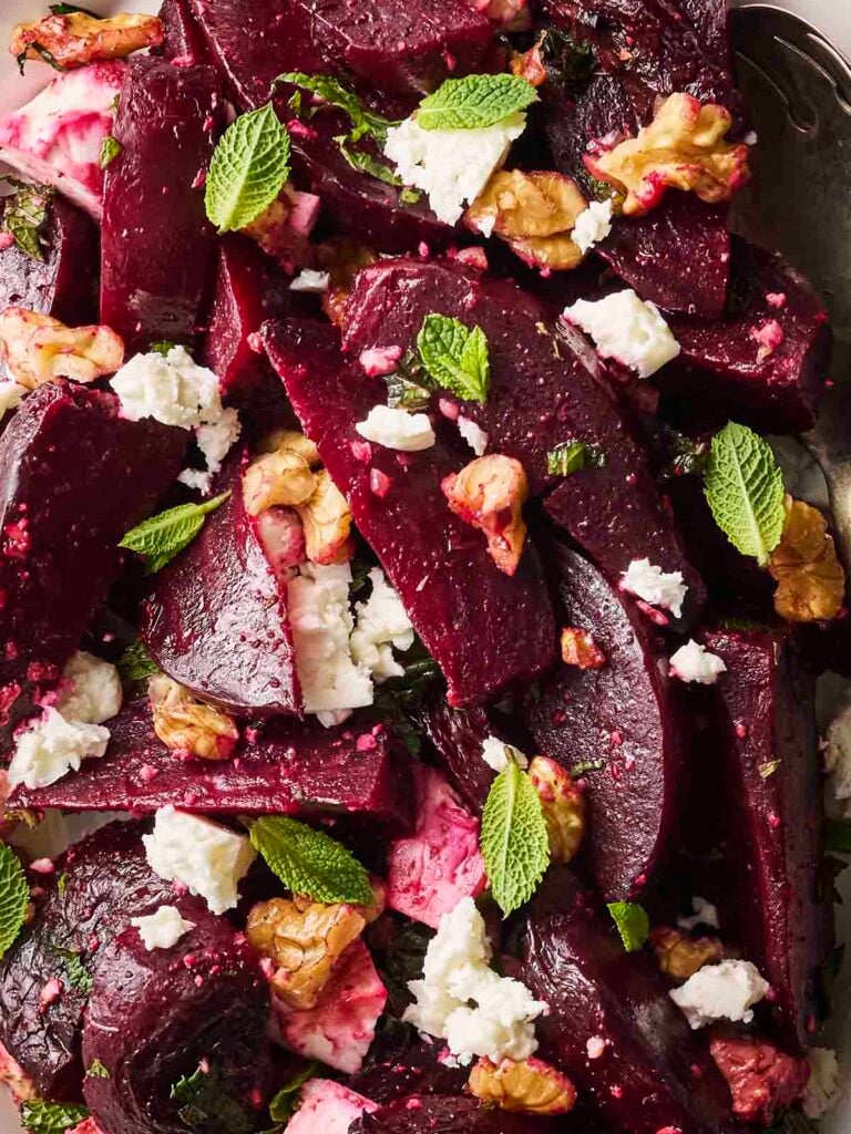 Beetroot Salad {with Feta & Walnuts}