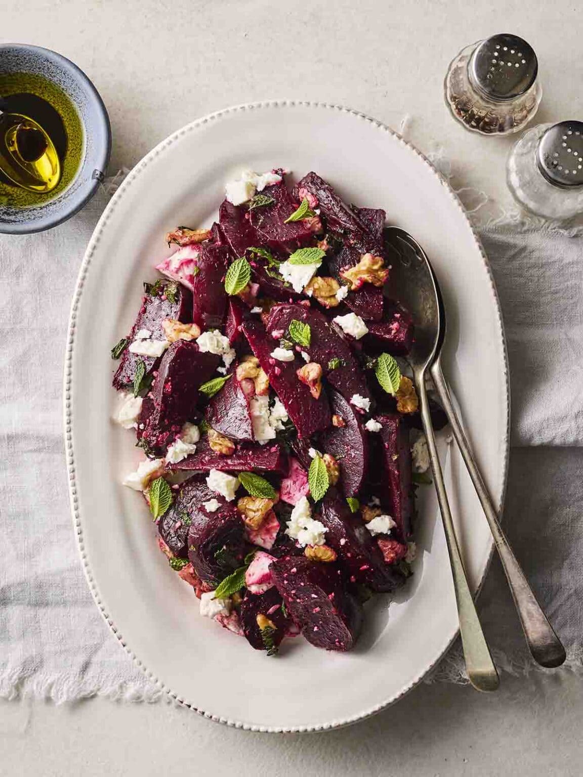 Beetroot Salad {with Feta & Walnuts}