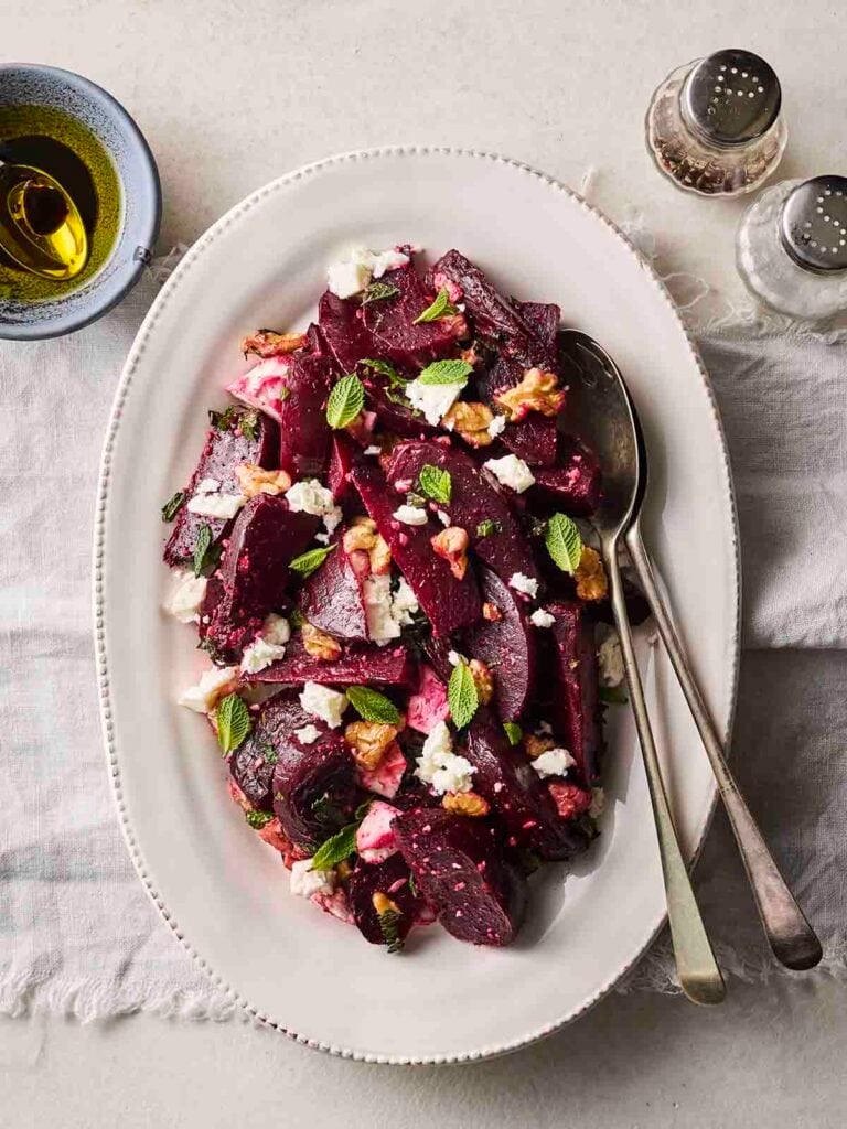 Beetroot Salad {with Feta & Walnuts}