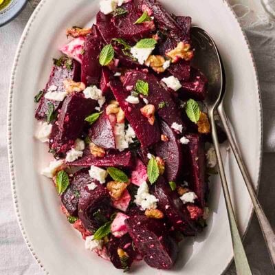 Beetroot Salad {with Feta & Walnuts}