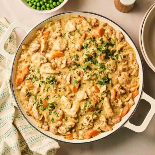 Easy Chicken Casserole {with Crispy Bacon}